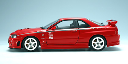 1/18 AUTOart NISSAN SKYLINE GT-R GTR (R34) NISMO R1 R-TUNE VERSION ...