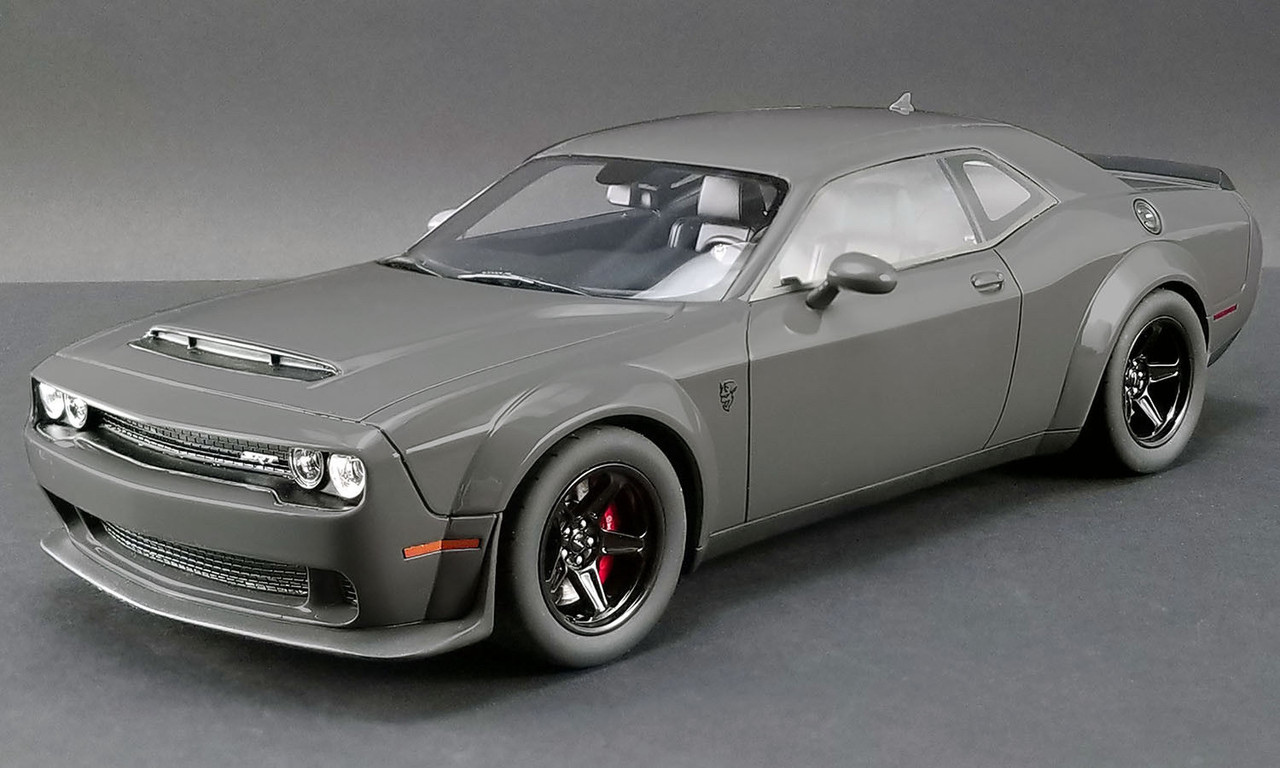 1/18 GT Spirit GTSpirit Dodge Challenger SRT Demon (Grey) Resin Car ...