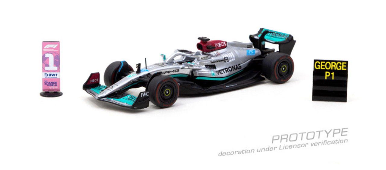 1 64 Tarmac Works Mercedes-amg F1 W13 E Performance Diecast Car Model
