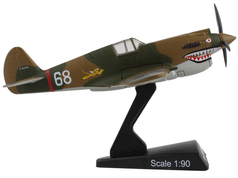 Curtiss P-40 Warhawk Fighter Aircraft "Hell's Angels - Flying Tigers ...