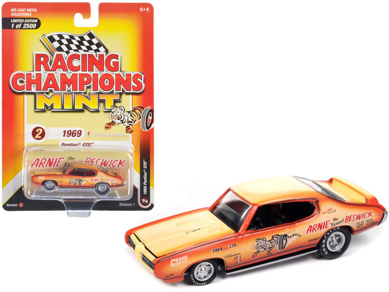 1969 Pontiac GTO Orange and Cream Fade with Graphics "Arnie 'The Farmer ...