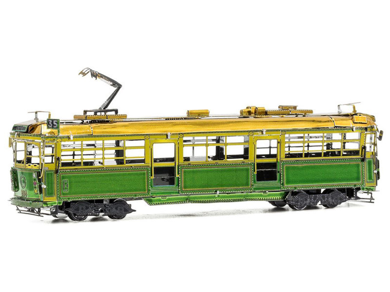 Model Kit Melbourne W-class Tram Green and Gold (Moderate Difficulty ...