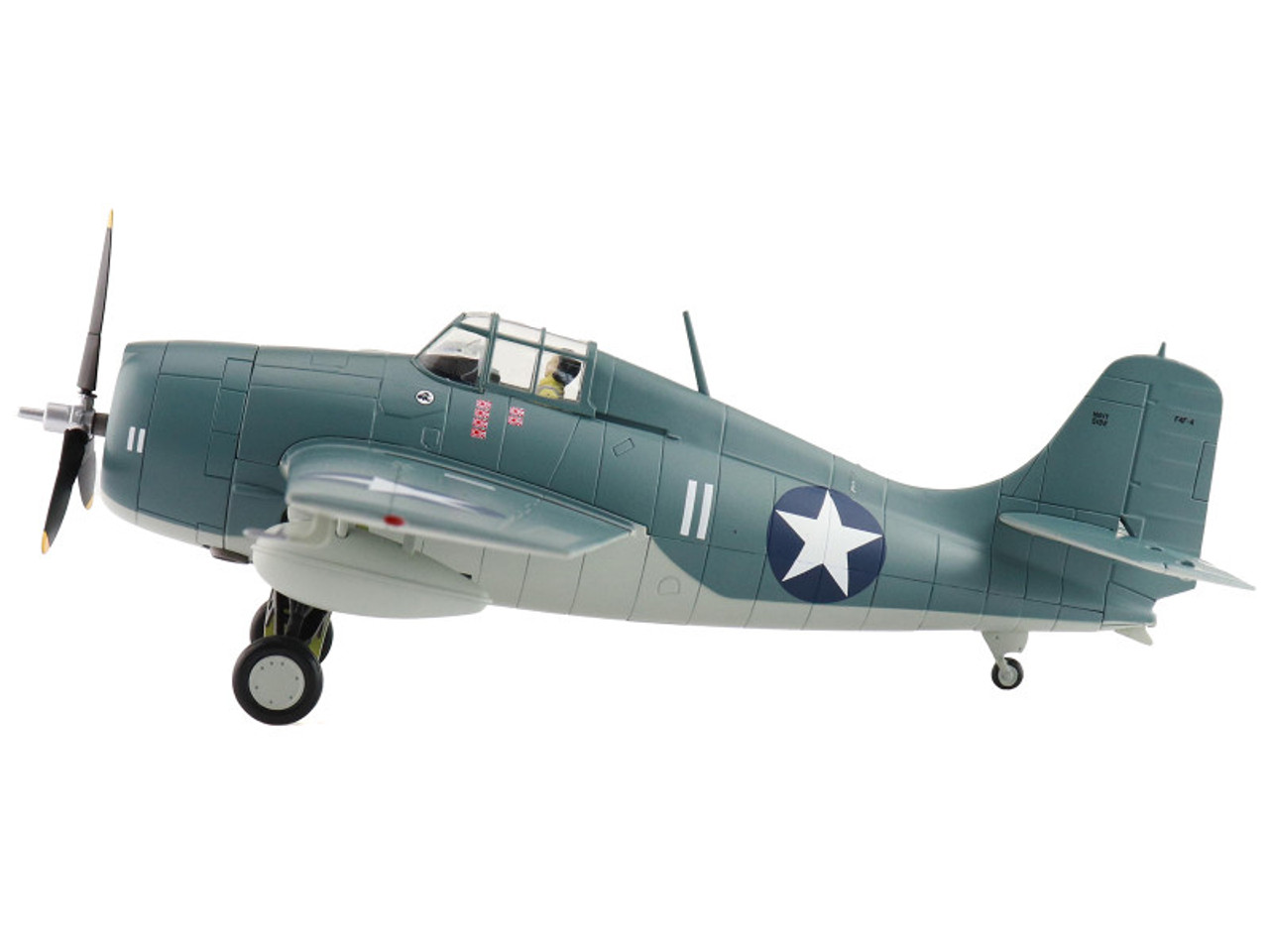 Grumman F4F-4 Wildcat Fighter Aircraft "Lieutenant Scott McCuskey VF-3 USS Yorktown" (1942 ...
