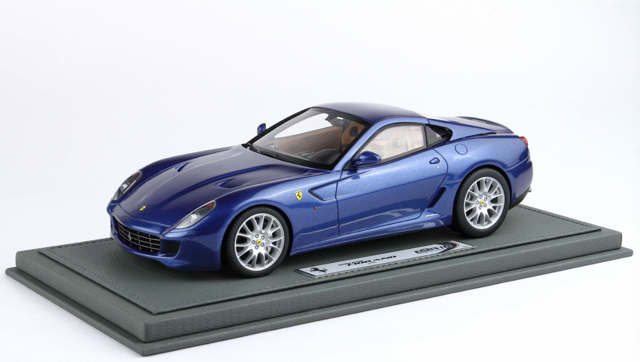 1/18 BBR 2006 Ferrari 599 GTB Fiorano (Mirabeau Blue) Car Model Limited 72 Pieces - LIVECARMODEL.com