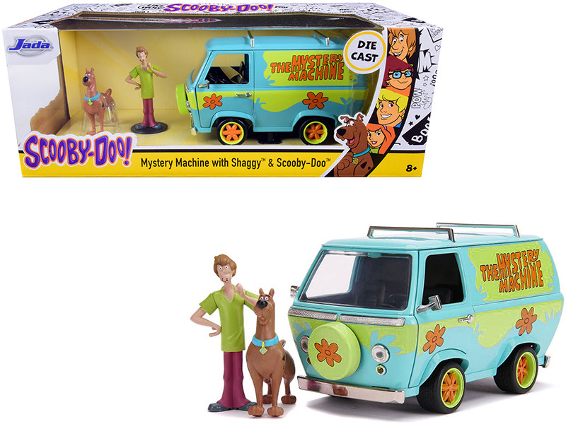 The Mystery Machine with Shaggy and Scooby-Doo Figurines "Scooby-Doo ...
