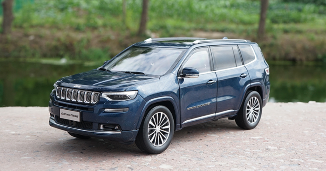 1/18 Dealer Edition Jeep Grand Commander (Blue) Diecast Car Model ...