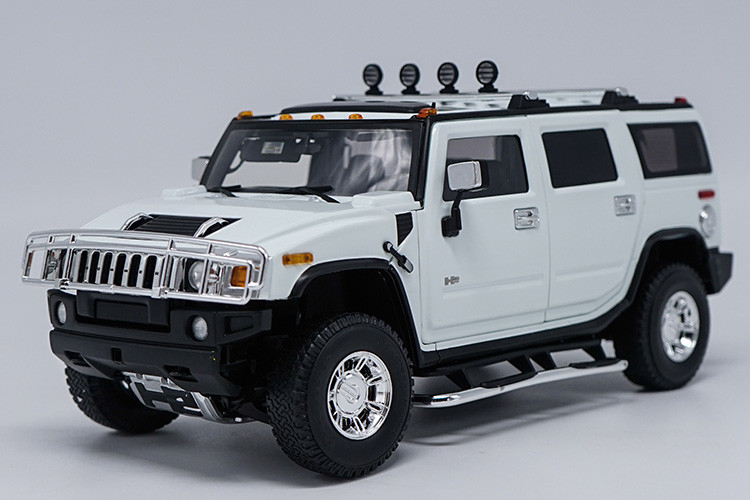 1/18 Highway 61 Highway61 Hummer H2 (White) Diecast Model ...
