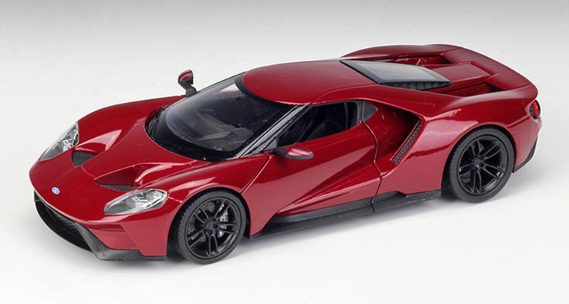1/24 Welly FX Ford GT (Red) Diecast Car Model - LIVECARMODEL.com