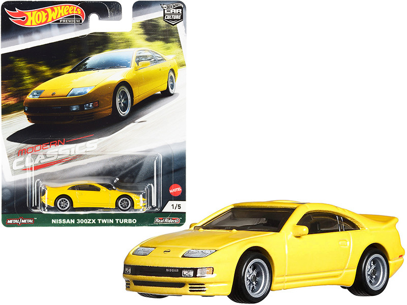 Nissan 300ZX Twin Turbo Yellow "Modern Classics" Diecast Model Car by ...