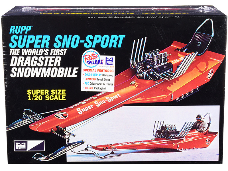 Skill 2 Model Kit Rupp Super Sno-Sport Snowmobile Dragster (The World's ...