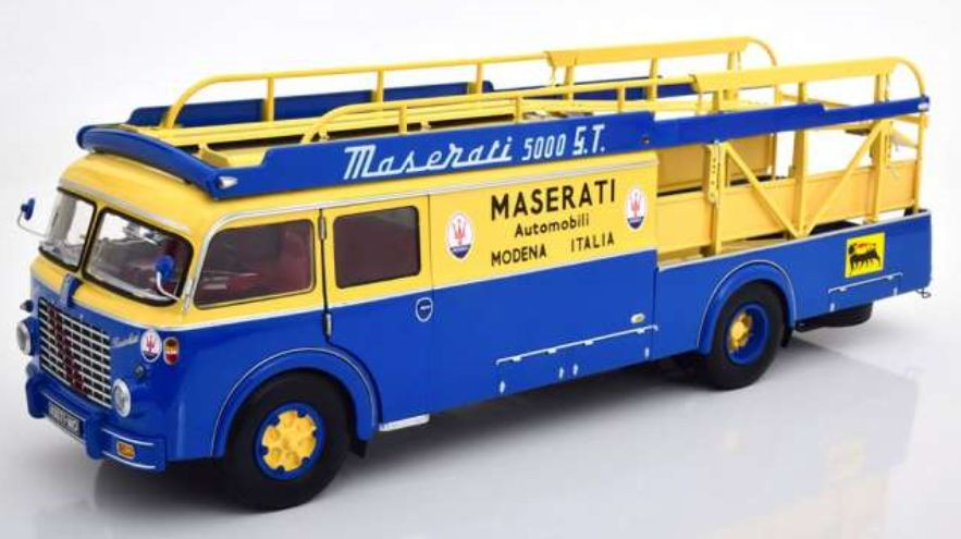 1/18 CMR 1957 Fiat 642 RN2 Bartoletti Maserati Race Car Transporter ...