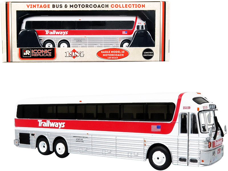 1984 Eagle Model 10 Motorcoach Bus "New York City" "Trailways" "Vintage ...