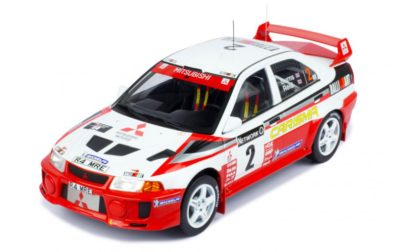 1/18 Ixo 1998 Mitsubishi Lancer RS Evolution V #2 Winner RAC Rally ...