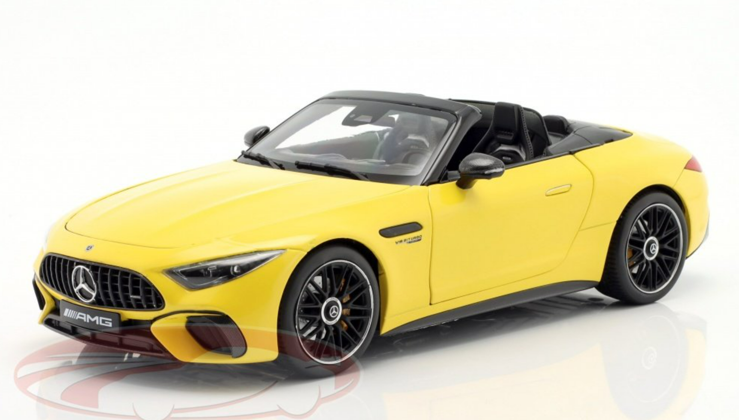 1/18 iScale Mercedes-Benz AMG SL63 4Matic (R232) (Sunbathe Gelb Yellow ...