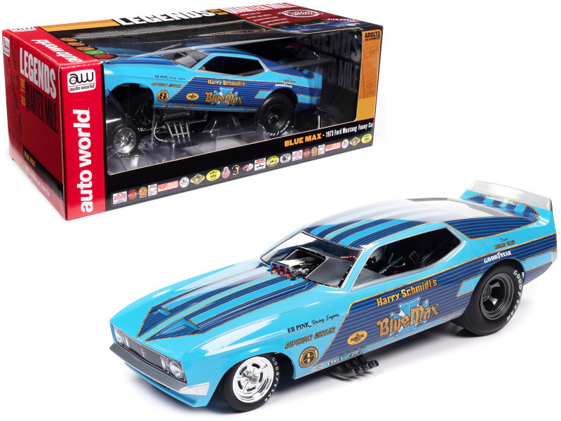 1973 Ford Mustang Funny Car "Harry Schmidt's Blue Max" "Legends of the ...