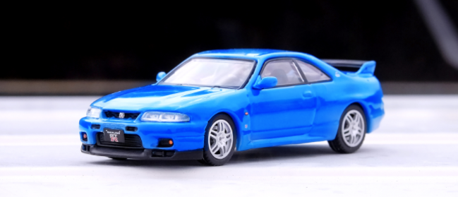 1/64 INNO NISSAN SKYLINE GT-R (R33) Championship Blue Diecast Car Model ...