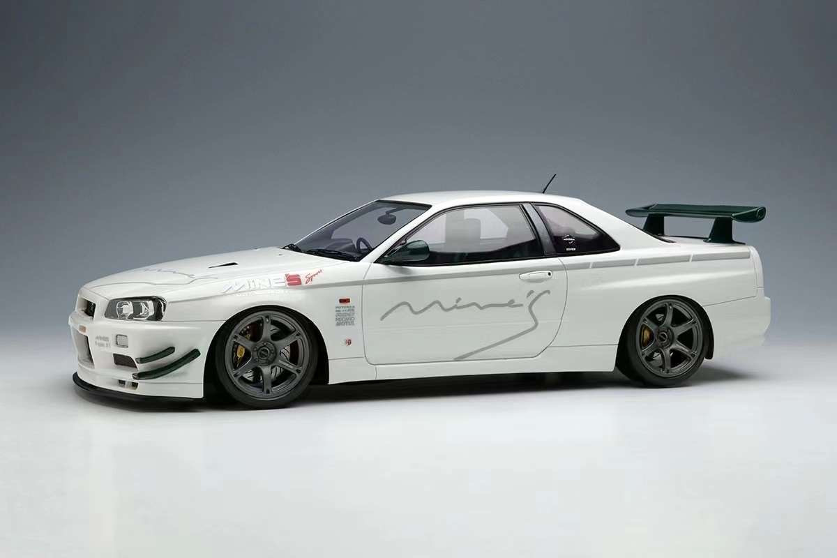 1/18 Make Up 2021 Mine's Nissan Skyline GT-R R34 (BNR34) V-Spec N1 ...