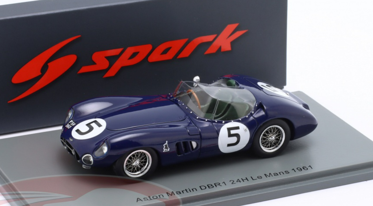 1/43 Spark 1961 Aston Martin DBR1 #5 24h LeMans Border Reivers Jim ...