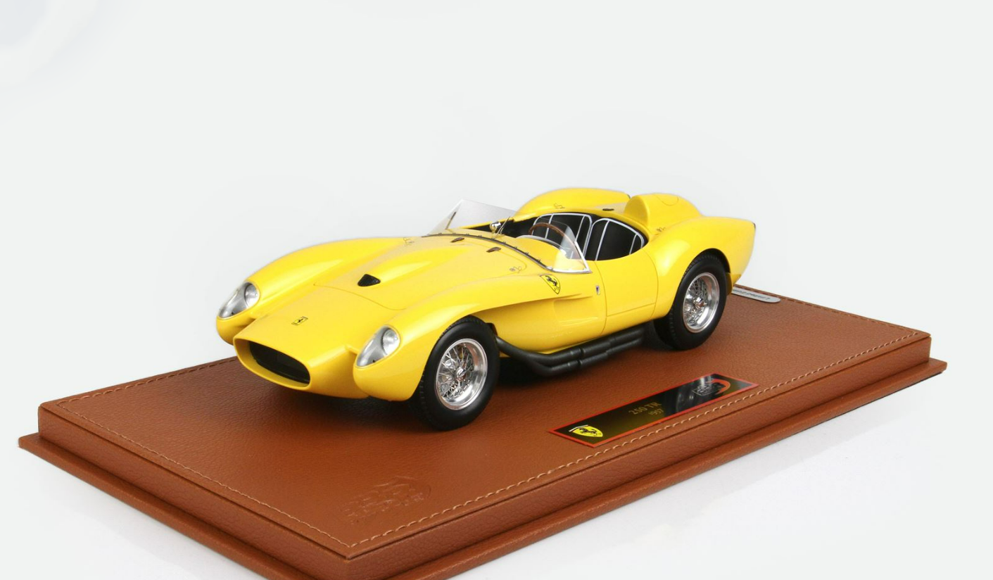 1/18 BBR 1957 Ferrari 250 Testarossa (Giallo Yellow) Resin Car Model ...