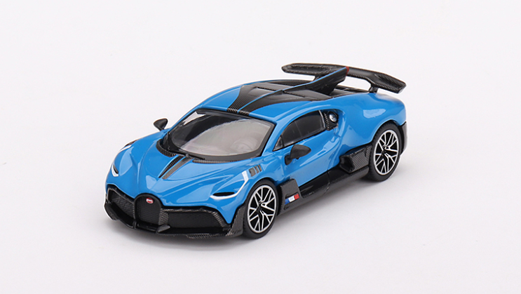 1/64 Mini GT Bugatti Divo (Blue Bugatti) Diecast Car Model ...