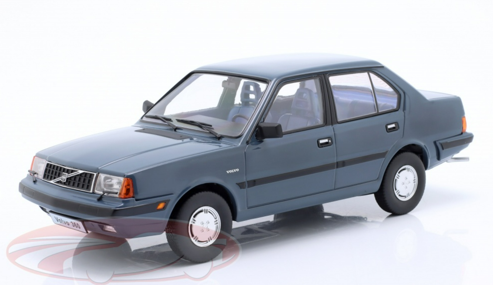 1/18 Triple9 1987 Volvo 360 (Blue Grey) Car Model - LIVECARMODEL.com