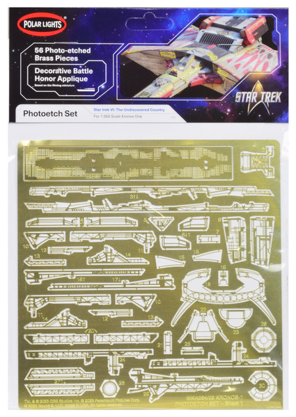 Photoetch Set for Klingon Kronos One Spaceship "Star Trek VI: The ...