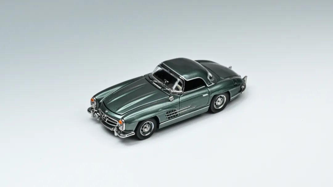 1/64 GFCC Mercedes-Benz 300SL Roadster Hardtop (Green) Diecast Car ...