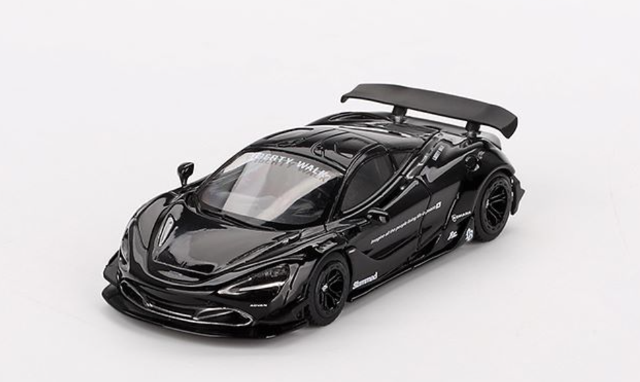 1/64 Mini GT McLaren 720S LB Works (Black) Diecast Car Model ...