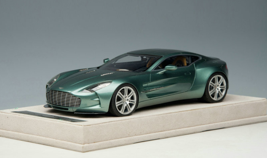 1/18 Tecnomodel Aston Martin One-77 (Green) Resin Car Model ...