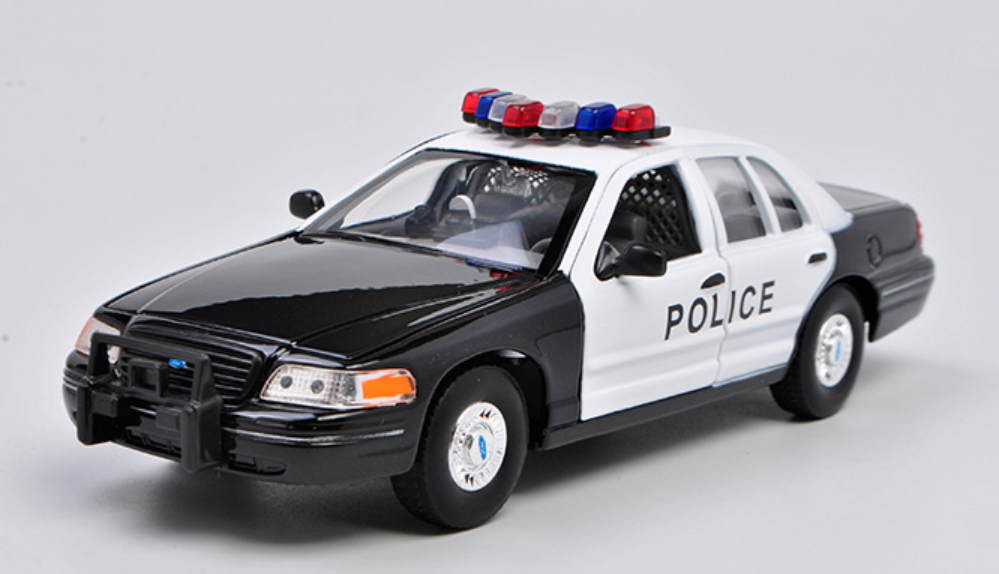 1/24 Welly Ford Crown Victoria US Police Car Diecast Car Model ...