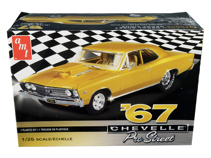 Skill 2 Model Kit 1967 Chevrolet Chevelle Pro Street 1/25 Scale Model ...