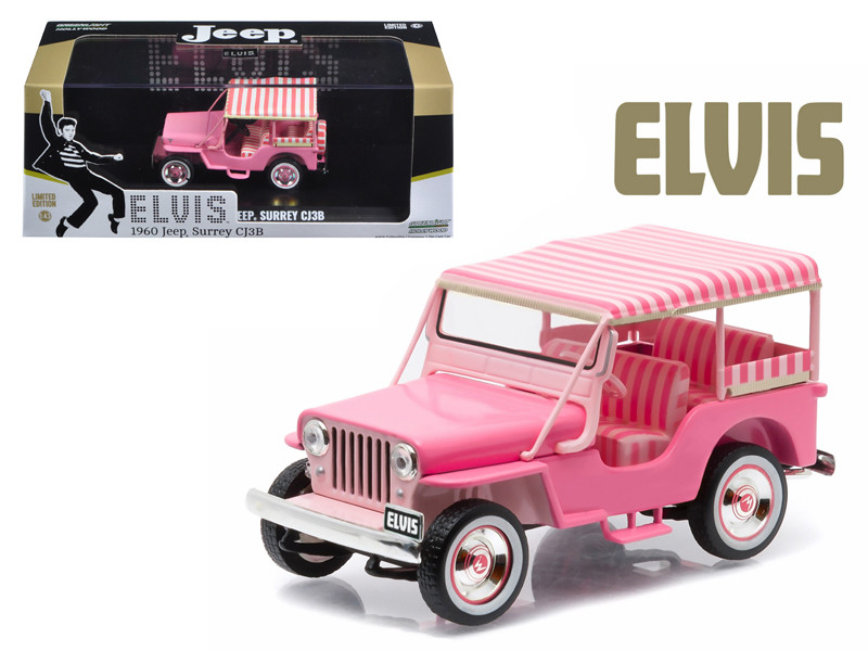 1960 Jeep Surrey CJ3B "Pink Jeep" Elvis Presley (1935-1977) 1/43 ...
