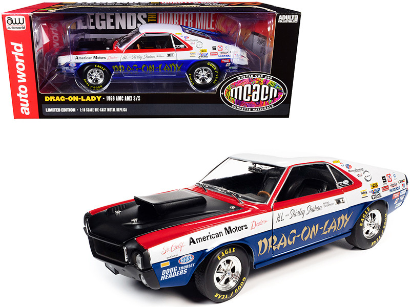 1969 AMC AMX S/S "Drag-on-Lady" "Legends of the Quarter Mile" MCACN ...