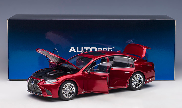 1/18 AUTOart Lexus LS LS 500h LS500h (Morello Red Metallic with Black ...