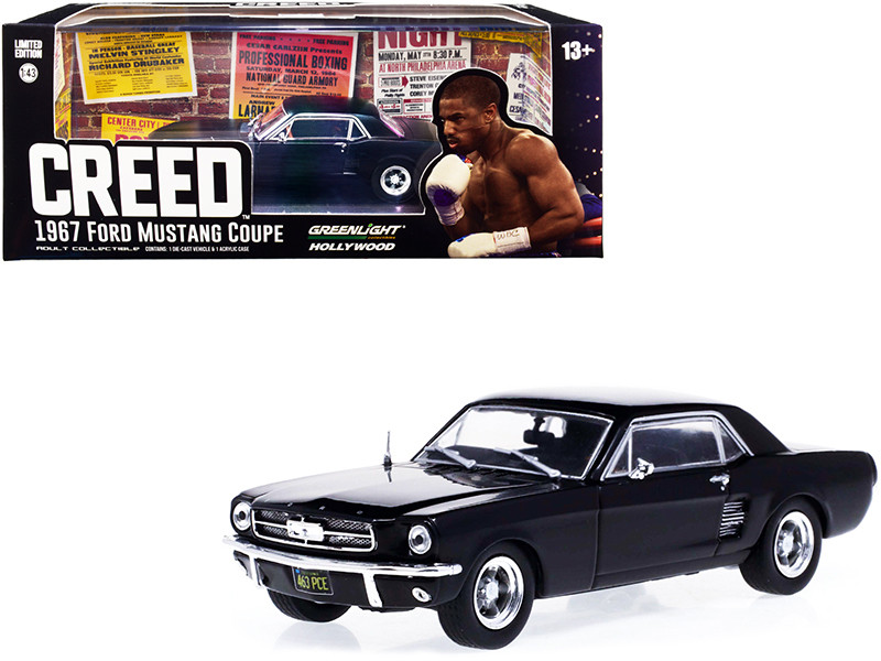 1967 Ford Mustang Coupe Matt Black (Adonis Creed's) "Creed" (2015 ...