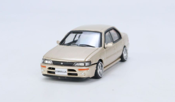 1/64 BM Creations Toyota Corolla 1996 AE100 Champagne Diecast Car Model ...