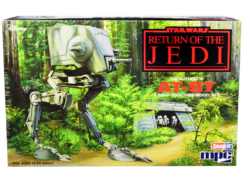 Skill 2 Snap Model Kit AT-ST "Star Wars: Return of the Jedi" Movie ...