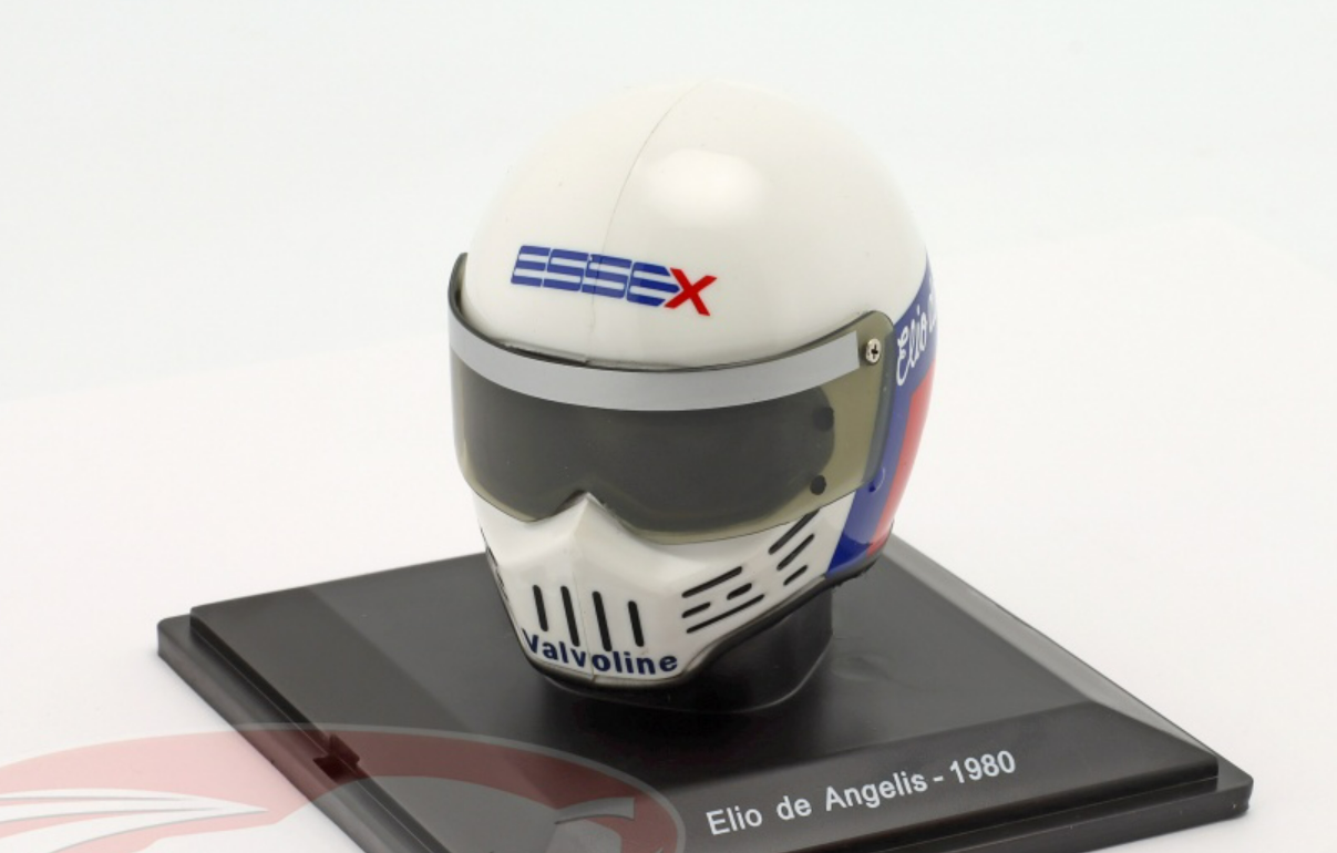 1/5 Spark 1980 Elio de Angelis #12 Essex Lotus Formula 1 Helmet Model ...