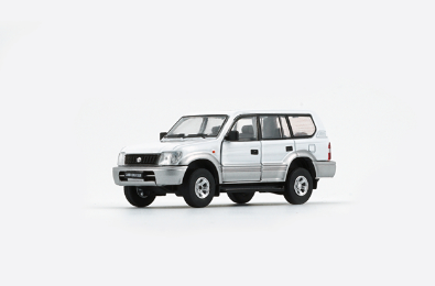 1/64 BM Creations Toyota Land Cruiser Prado LC95 -White - LIVECARMODEL.com