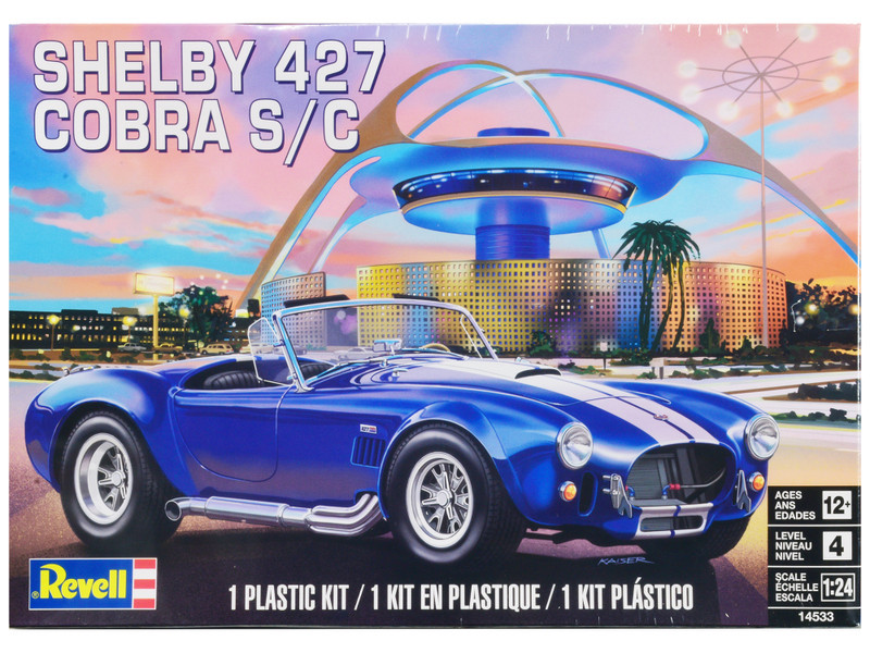 Level 4 Model Kit FORD Shelby Cobra 427 S/C 1/24 Scale Model by Revell ...