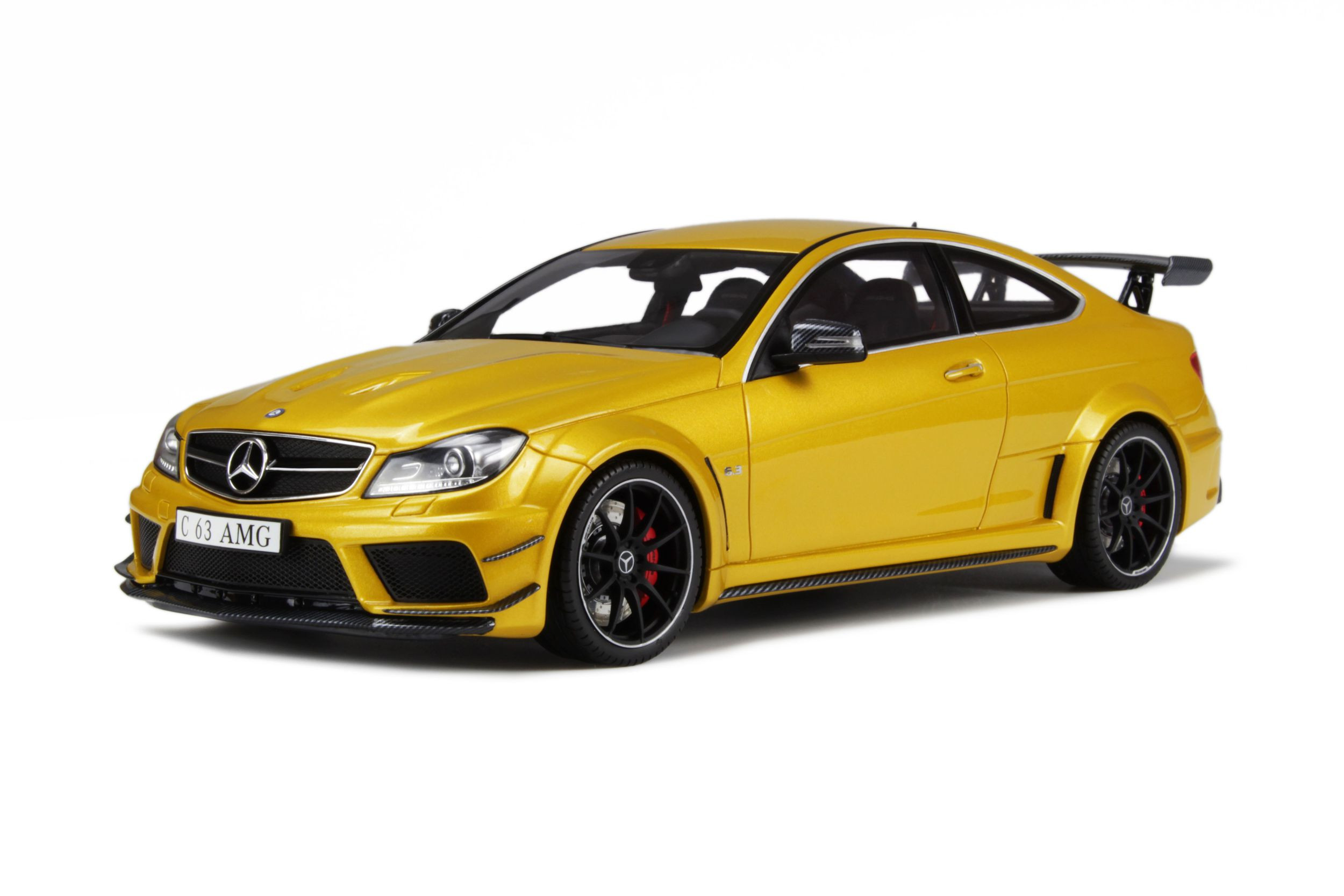 Mercedes C63 AMG Black Series - Yellow 1/18 Model