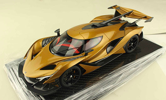 1/18 Peako Apollo IE (Gold w/ Carbon Base) Resin Enclosed Car Model ...