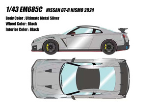 1/43 Makeup 2024 Nissan Skyline GT-R R35 Nismo (Ultimate Metal Silver ...