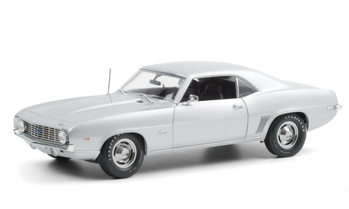1 64 Johnny Lightning 1969 Chevrolet Camaro Zl1 Dusk Blue Poly 50th