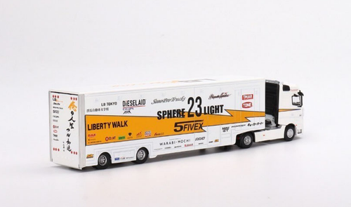 1/64 Mini GT Mercedes-Benz Actros with 40′ Container LBWK Kuma Graffiti ...