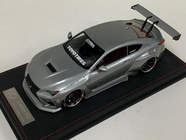 1/18 Dealer Edition Lexus RC F RCF Pandem Liberty Walk (Silver with ...