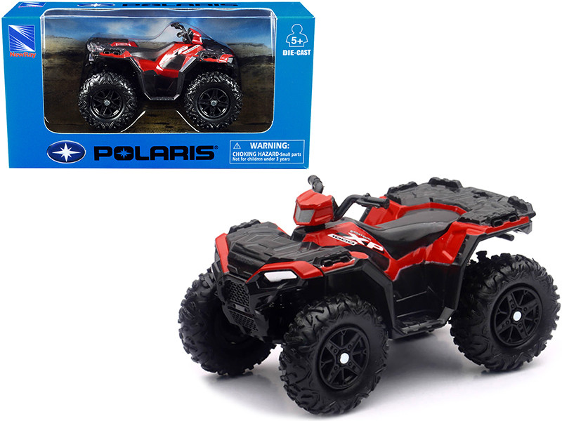 Polaris Sportsman XP1000 Mini ATV Red and Black Diecast Model by New ...