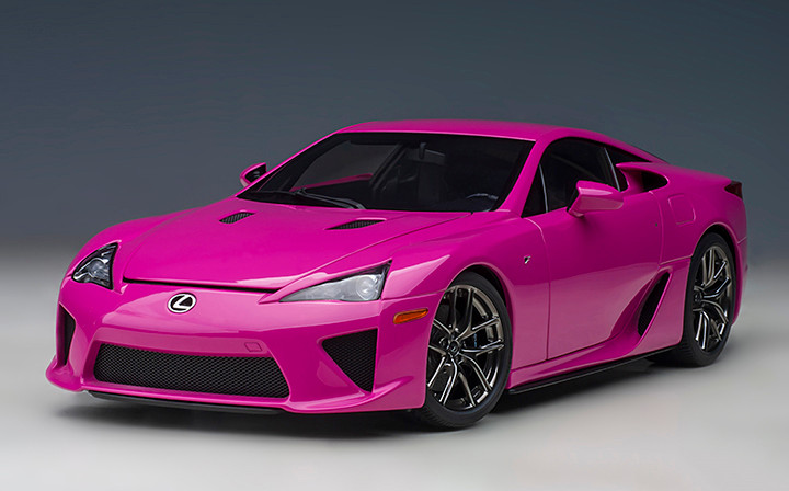 1/18 AUTOart Lexus LFA (Passionate Pink) Car Model - LIVECARMODEL.com