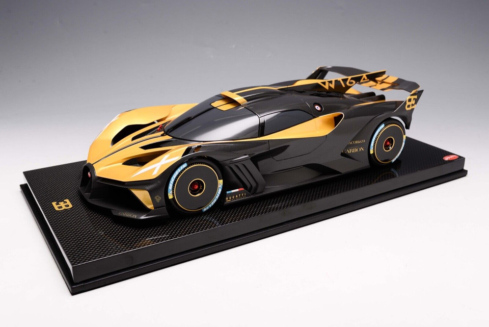 1/12 Bugatti Bolide (Carbon Bugatti Yellow) Resin Car Model Limited 5 ...