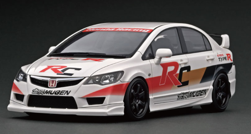1/18 IG Honda CIVIC (FD2) TYPE R White - LIVECARMODEL.com
